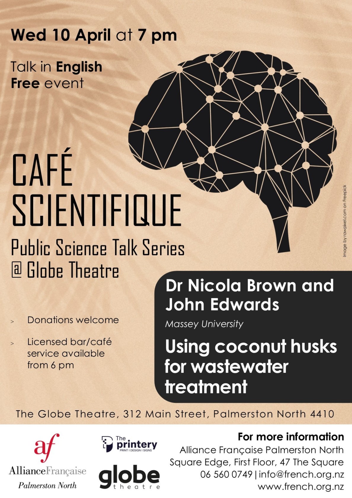 Alliance Francaise Palmerston North - Café Scientifique 10 April 2024 ...
