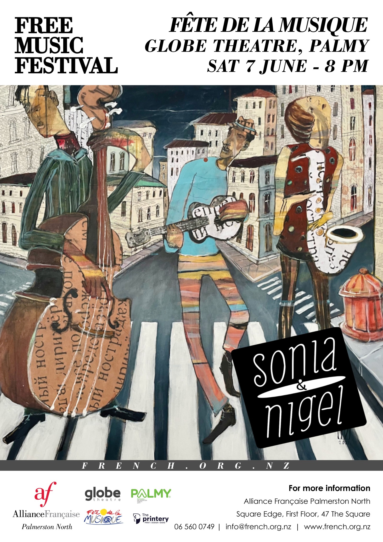 Alliance Francaise Palmerston North - Fête de la musique 2025 - Sonia ...