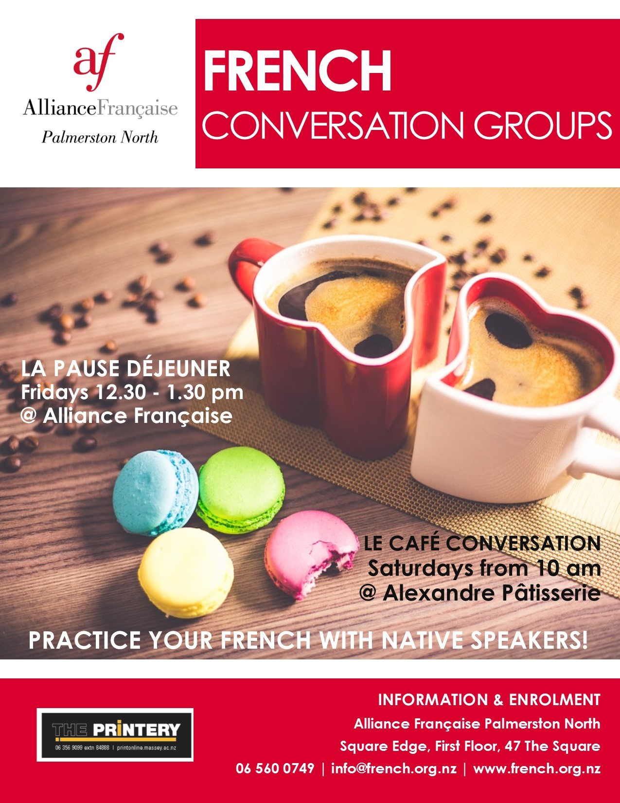 Alliance Francaise Palmerston North - French Conversation Groups
