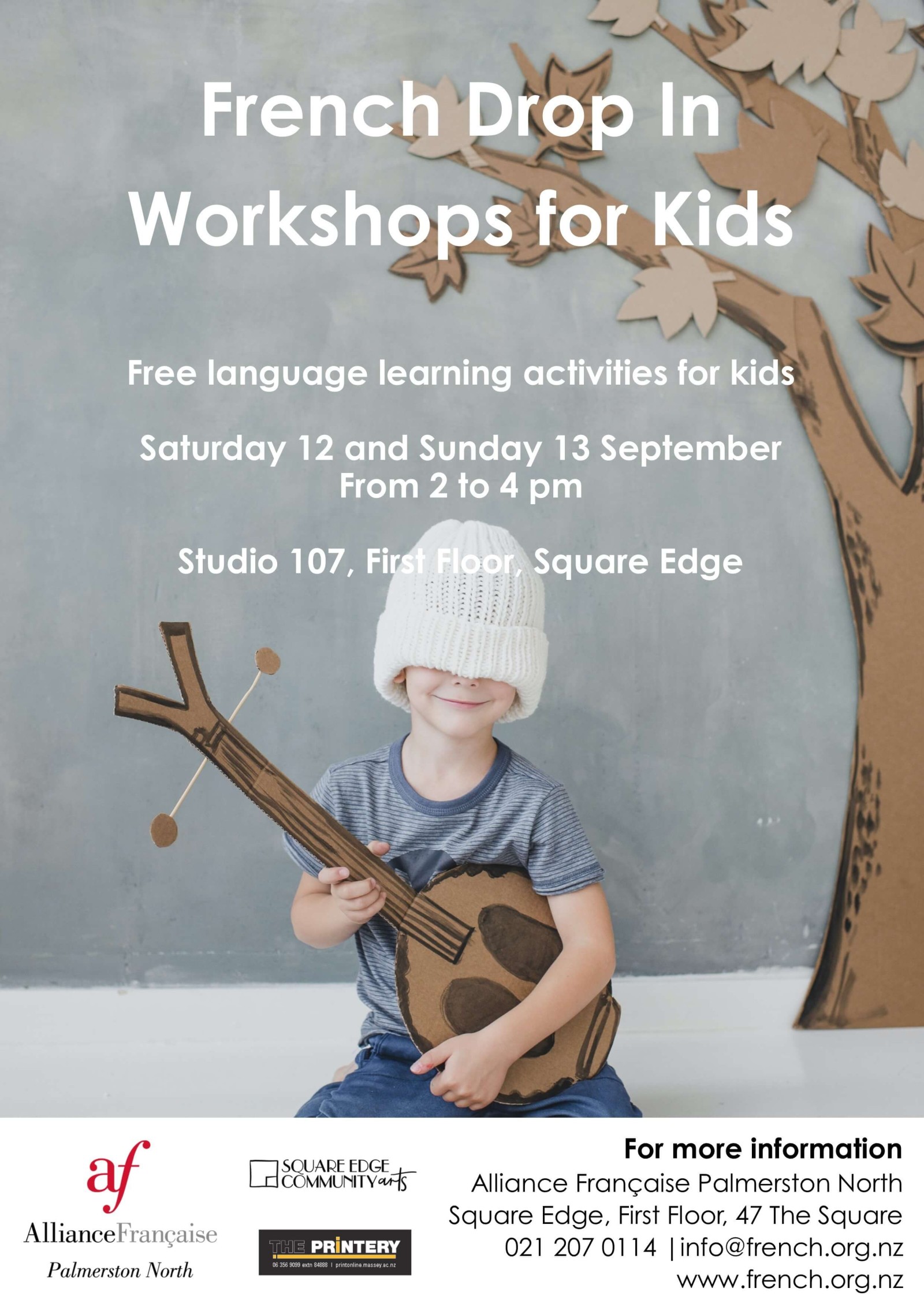 Alliance Francaise Palmerston North - French Drop In Workshops For Kids