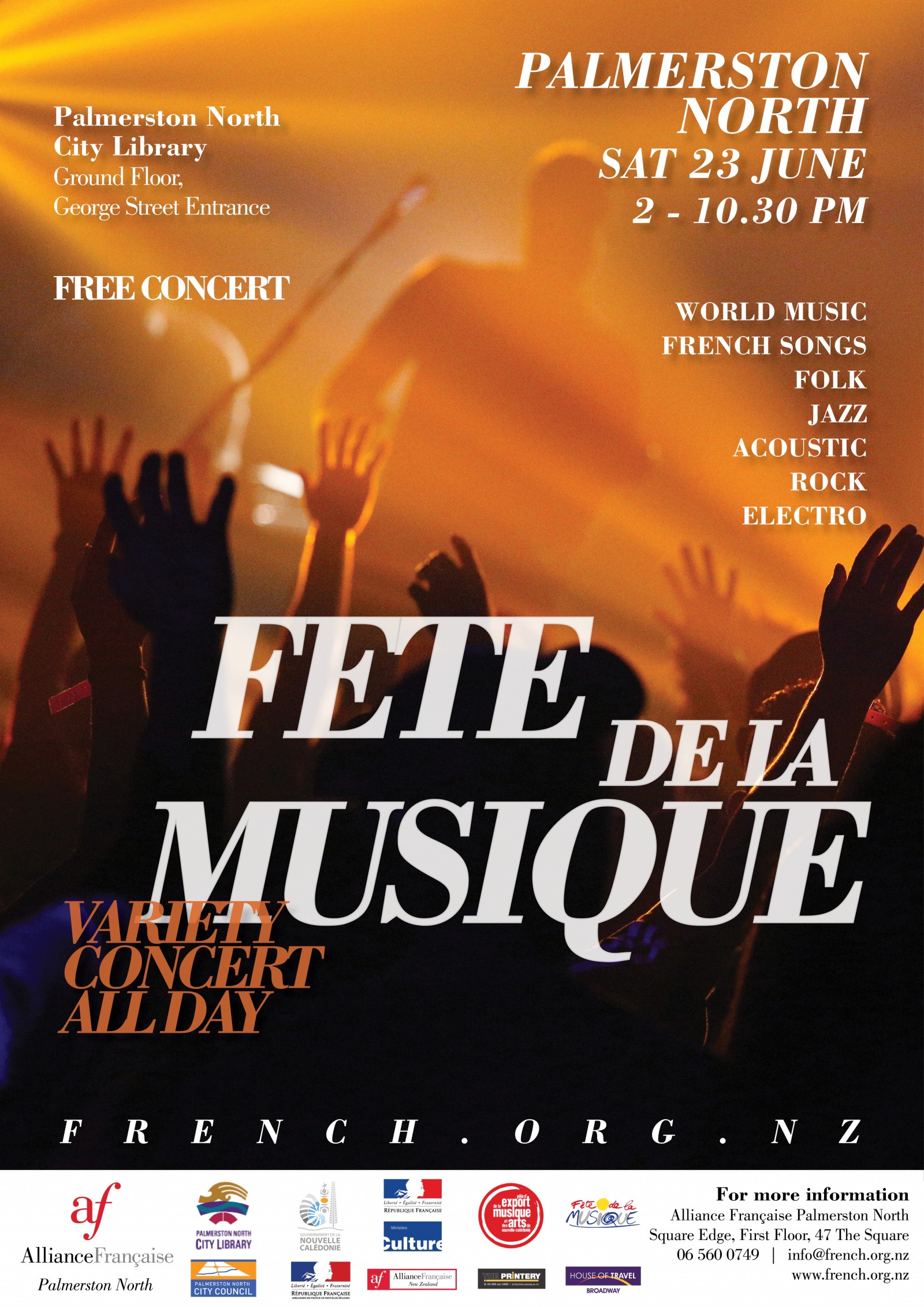 Alliance Francaise Palmerston North - Fête de la Musique 2018