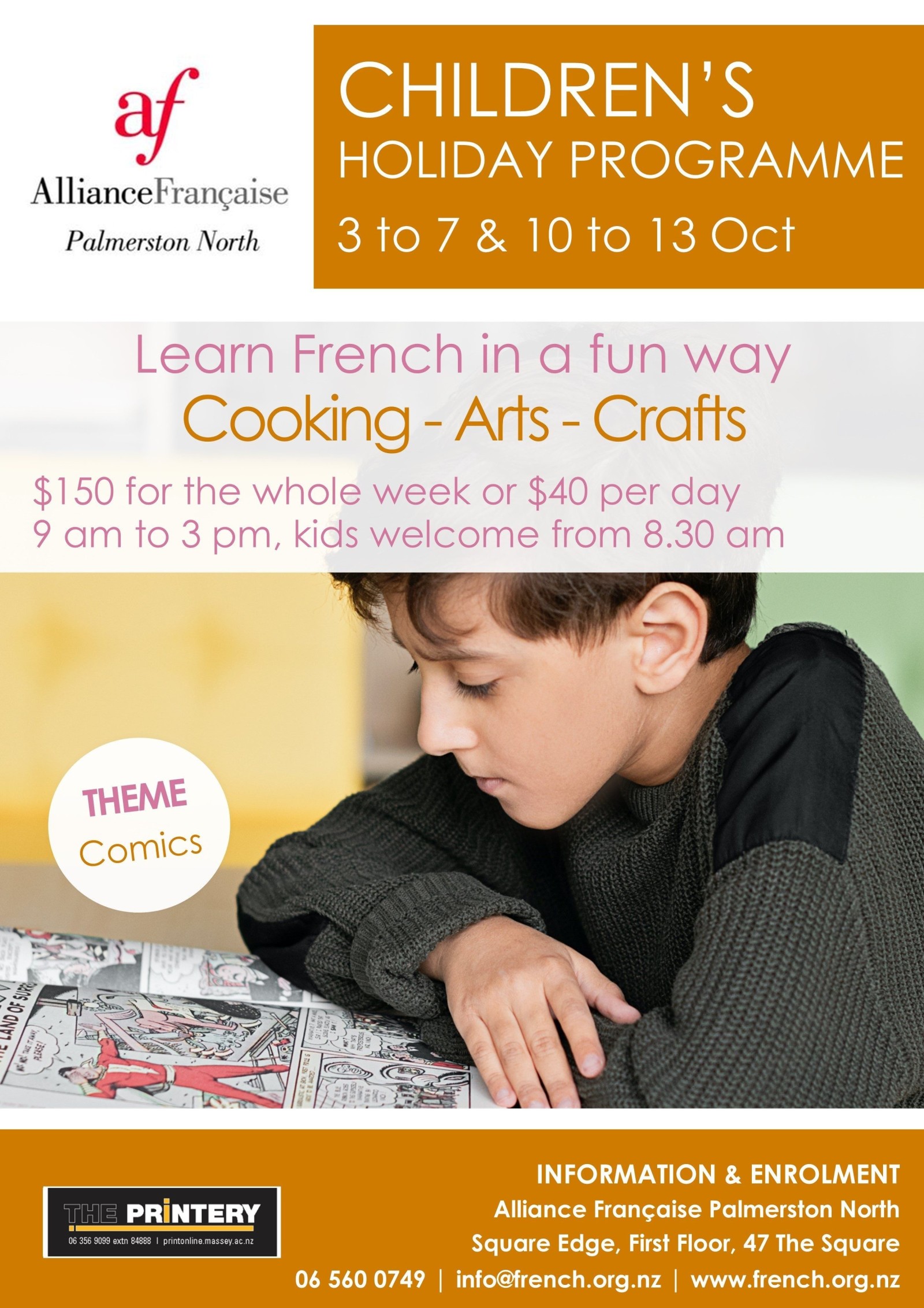 Alliance Francaise Palmerston North - School Holiday Programme ...