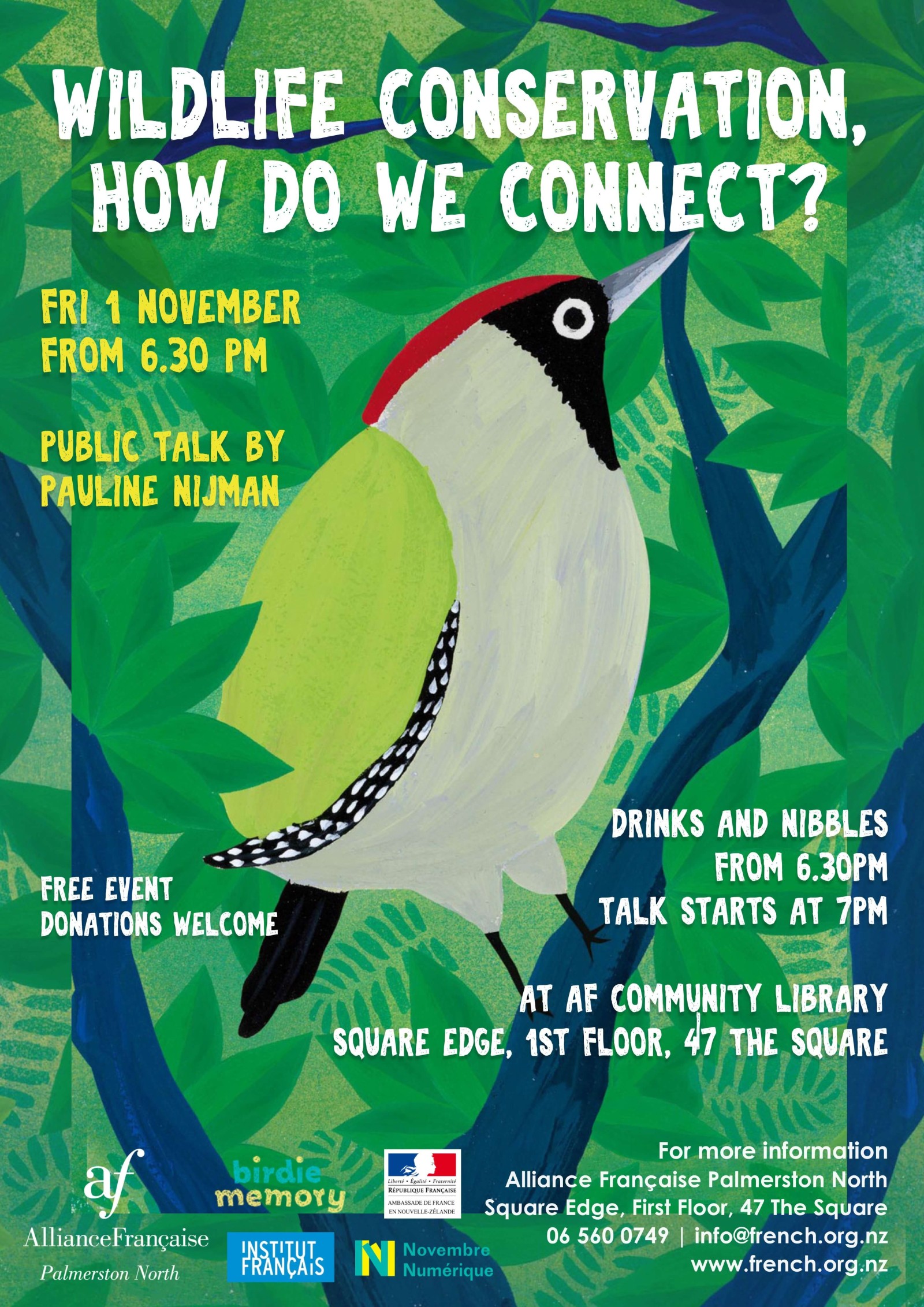 Alliance Francaise Palmerston North - Wildlife Conservation - How Do We Connect
