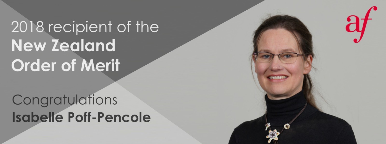 Alliance Francaise Palmerston North - Congratulations Isabelle